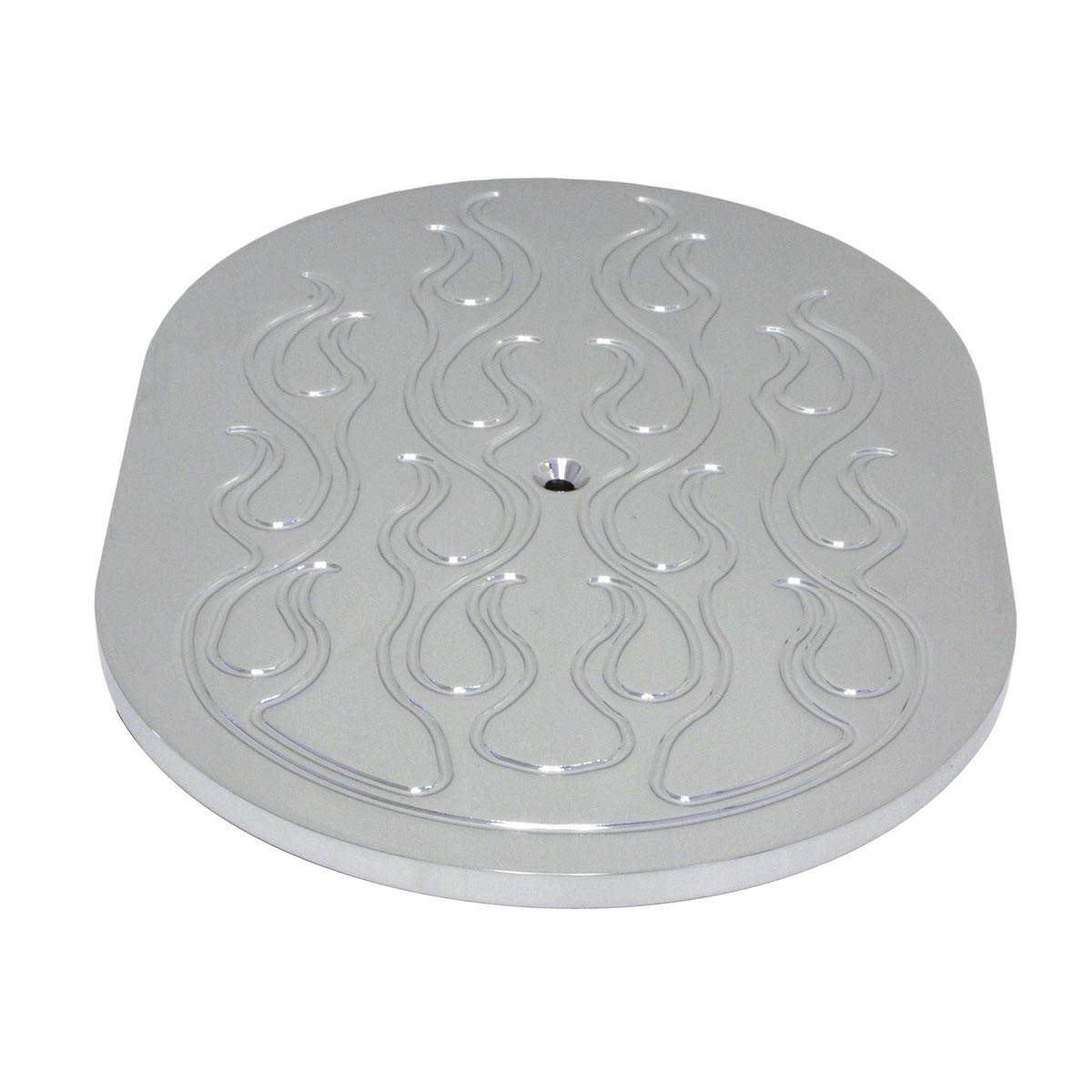 12 INCH OVAL AIR CLEANER TOP FLAME DESIGN POLISHED ALUMINUM - Walmart.com