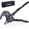 12-INCH Plier Wrench, CR-V Construction Adjustable Wrench With Pouch ...