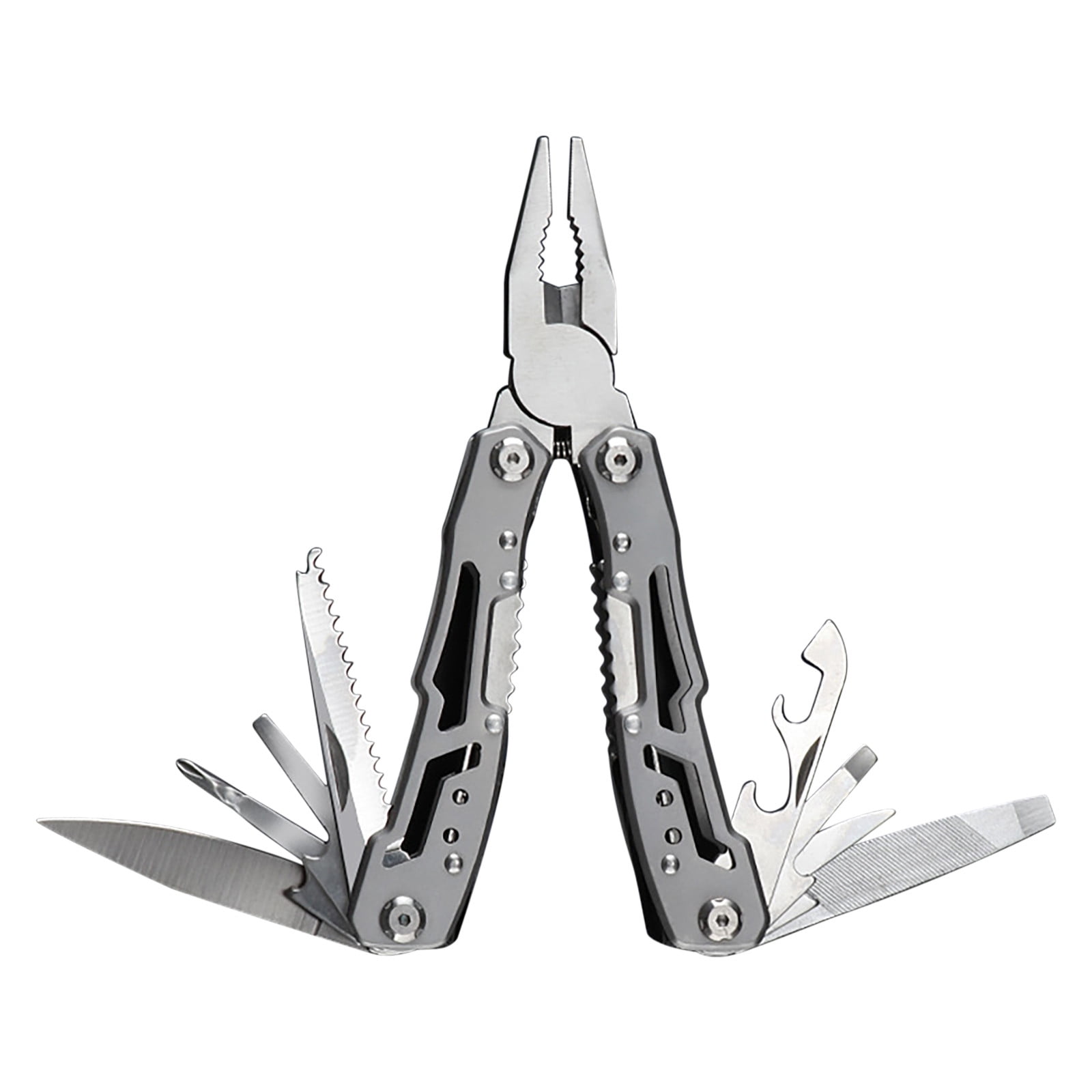 12 In 1 Multi-Tool Pliers, Premium Portable Multi-Tool With Lock ...