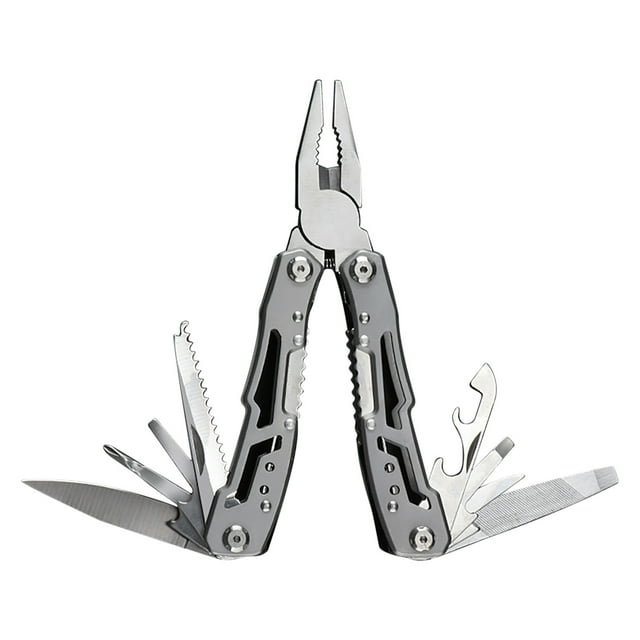 12 In 1 Multi-Tool Pliers, Premium Portable Multi-Tool With Lock ...