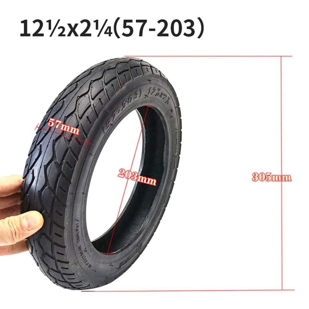 12 Inch 12 1/2X2 1/4(57-203) Inner Tube & Outer Tire For Electric Bike ...