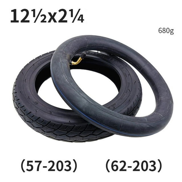 12 Inch 12 1/2x2 1/4(57-203) Inner Tube & Outer tire for Electric Bike Scooter - Walmart.com