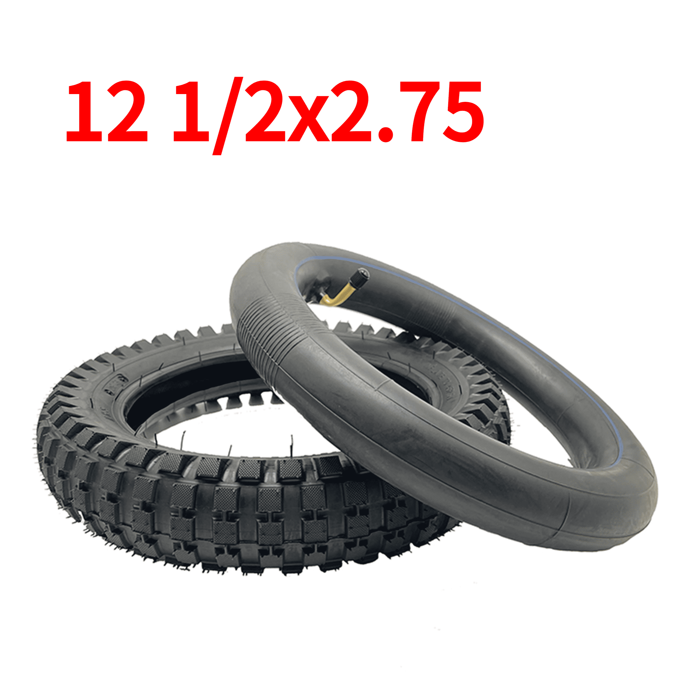 12 Inch 12 1/2x2.75 Curved beak tyre inner tube outer tyre For Mini Elettrico Moto 49cc ...