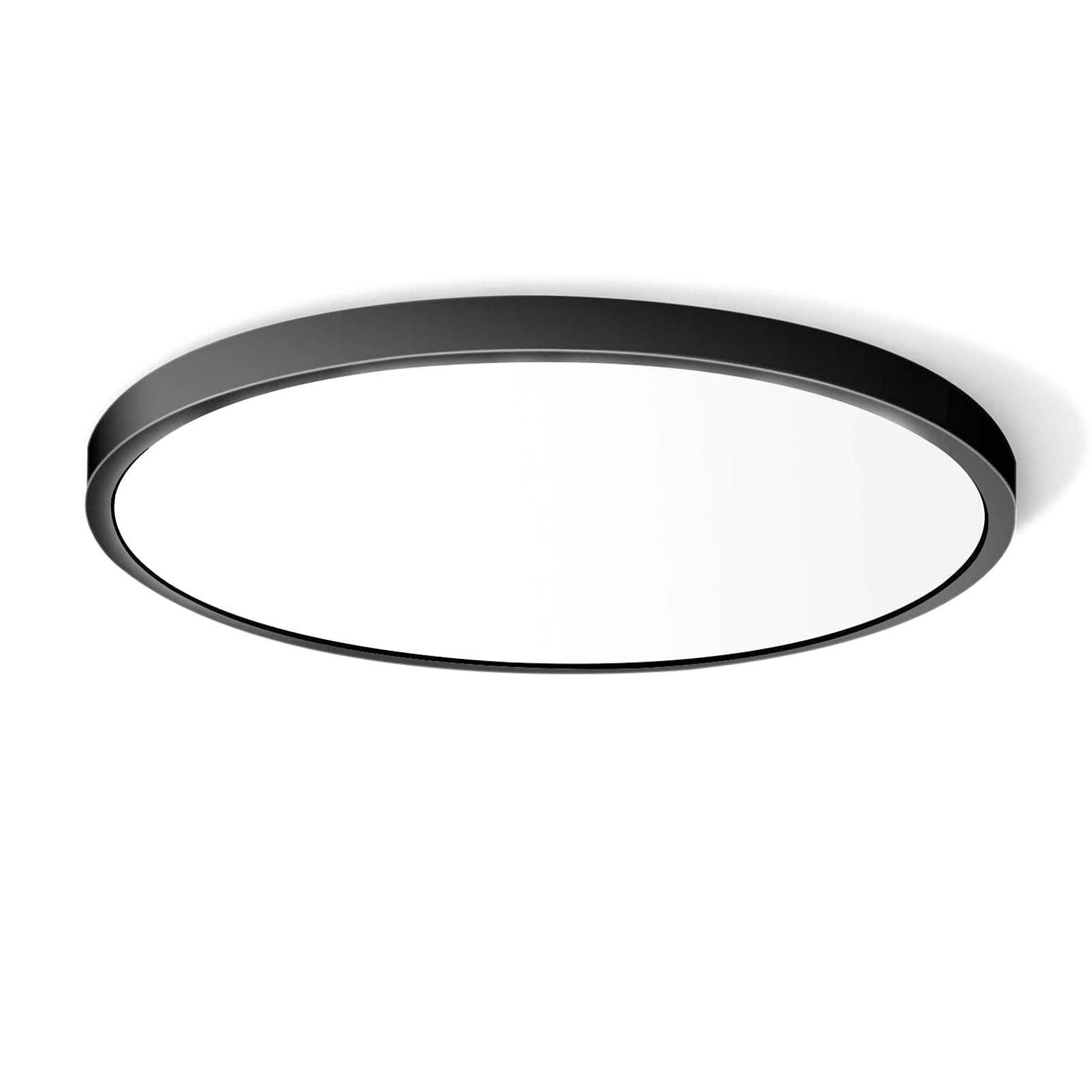 12 Inch 24W Flush Mount LED Ceiling Light 5000K Daylight White, 3200LM ...