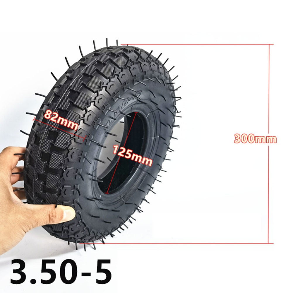 12 Inch 3.50-5 Inner Tube&Tyre For Electric Scooter Wheelbarrow Mic Ro ...