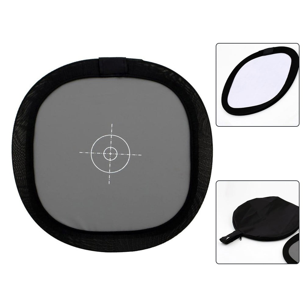 12 Inch 30cm Foldable Gray Card Reflector Double-Sided Focusing Board ...