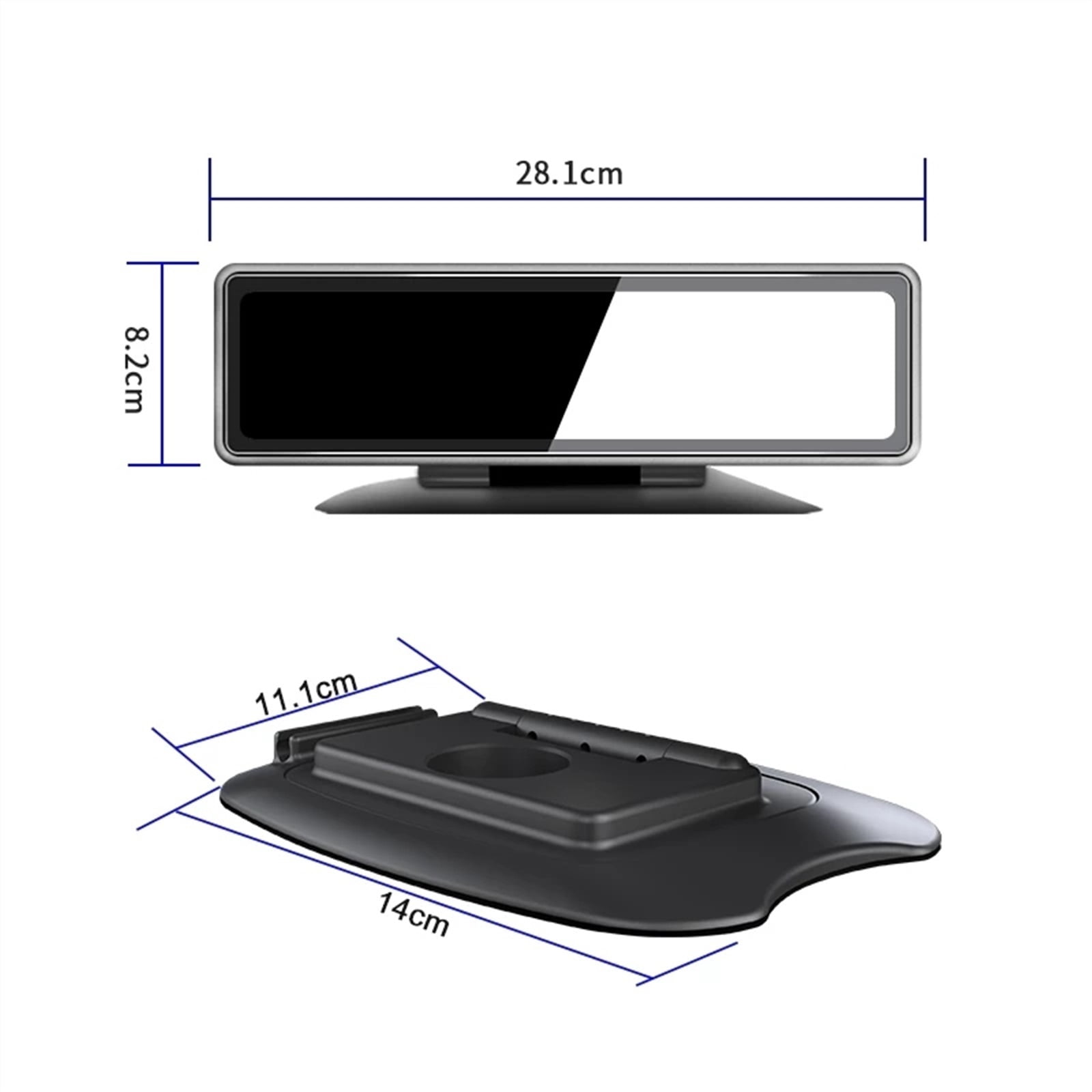 12 Inch 4 Cams Record Night Vision Car Video Recorder 360 Degree View ...