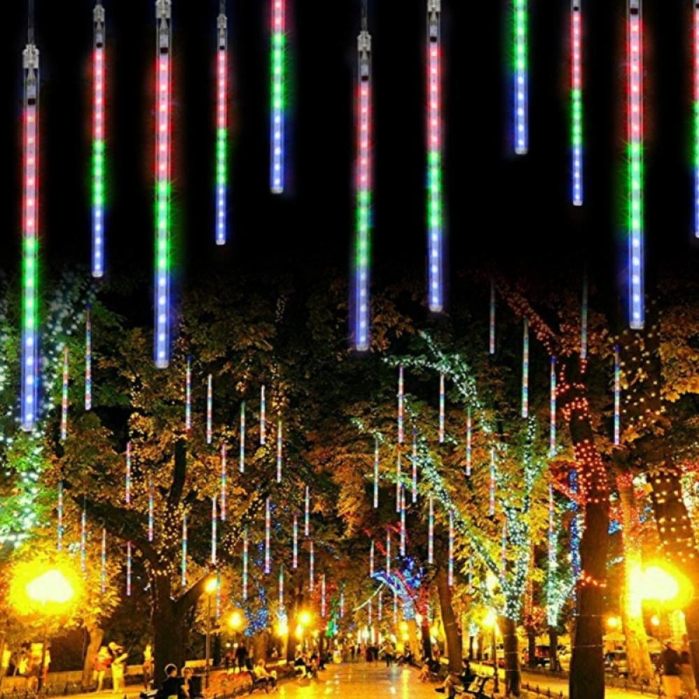 12 Inch 8 Tubes LED Meteor Shower Rain Lights Waterproof Cascading ...