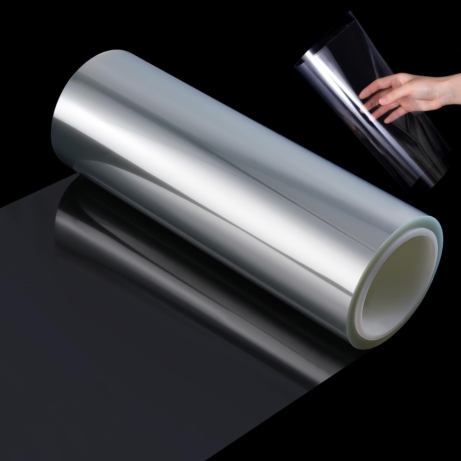 12 Inch Acetate Rolls KEF16 Clear Blank Stencil Sheets 80 Ft 4 Mil ...