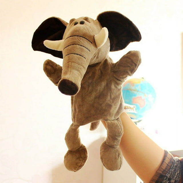 12 Inch Animal Hand Puppets/Zoo, Safari, Farm, Wildlife/Movable Open ...