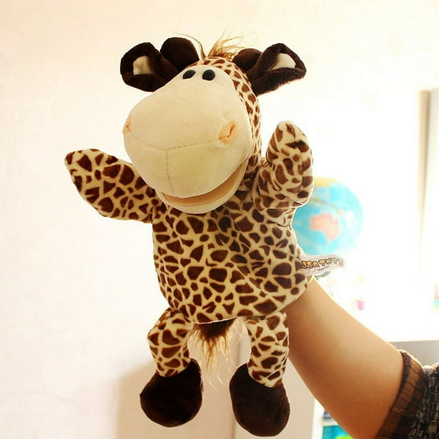 12 Inch Animal Hand Puppets/Zoo, Safari, Farm, Wildlife/Movable Open ...
