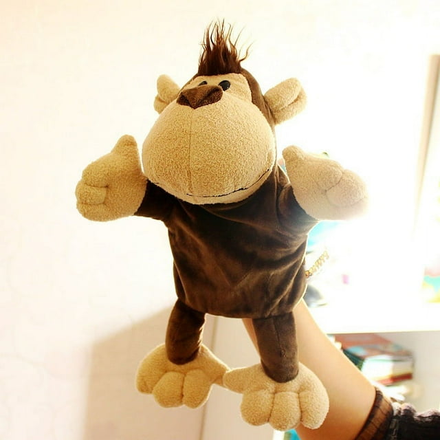 12 Inch Animal Hand Puppets/Zoo, Safari, Farm, Wildlife/Movable Open ...