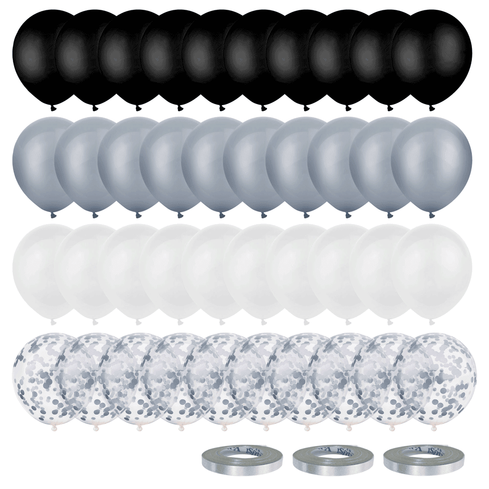 12 Inch Balloon Decorations Sequin balloon combination - Walmart.com