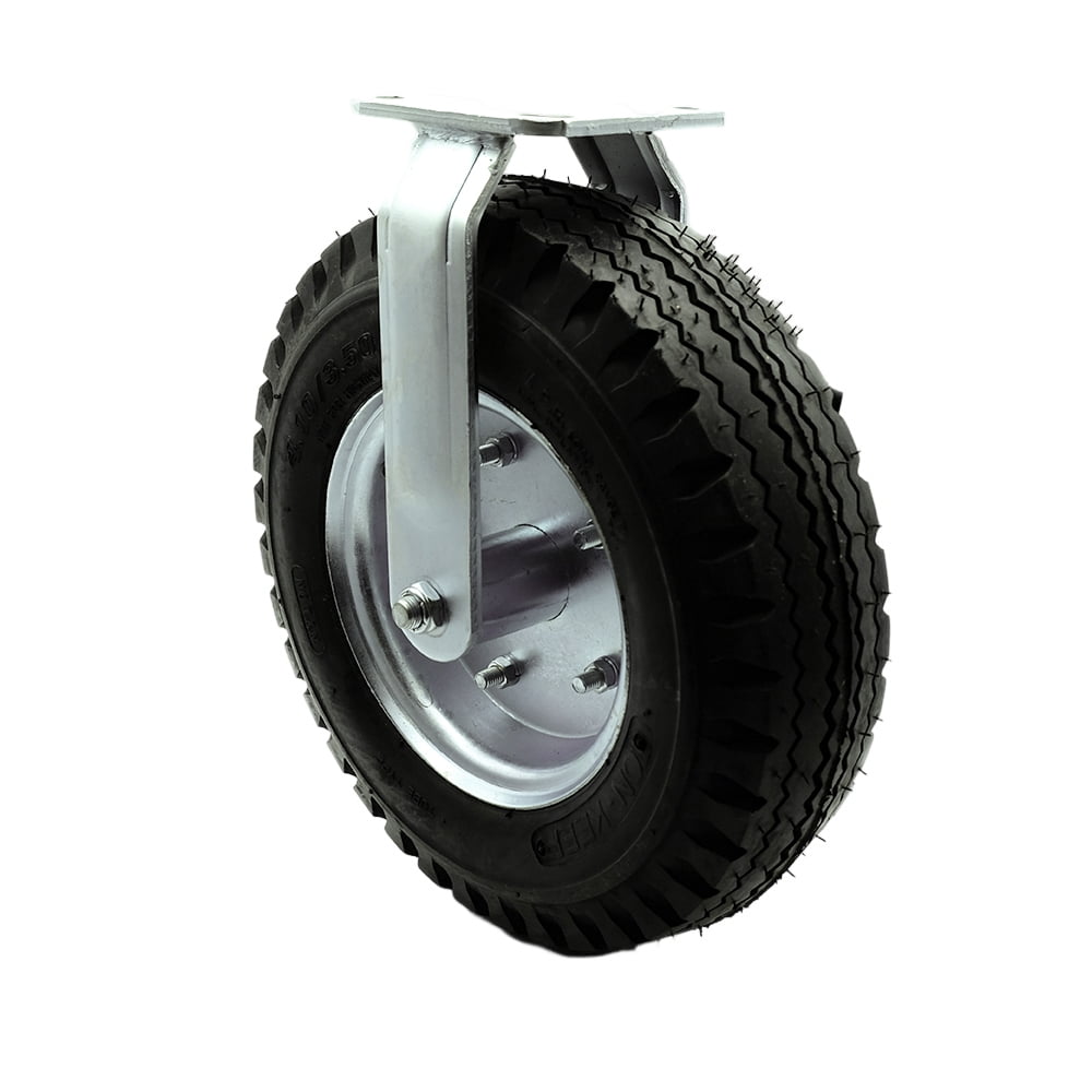 12 Inch Black Pneumatic Wheel Rigid Caster Service Caster Brand ...
