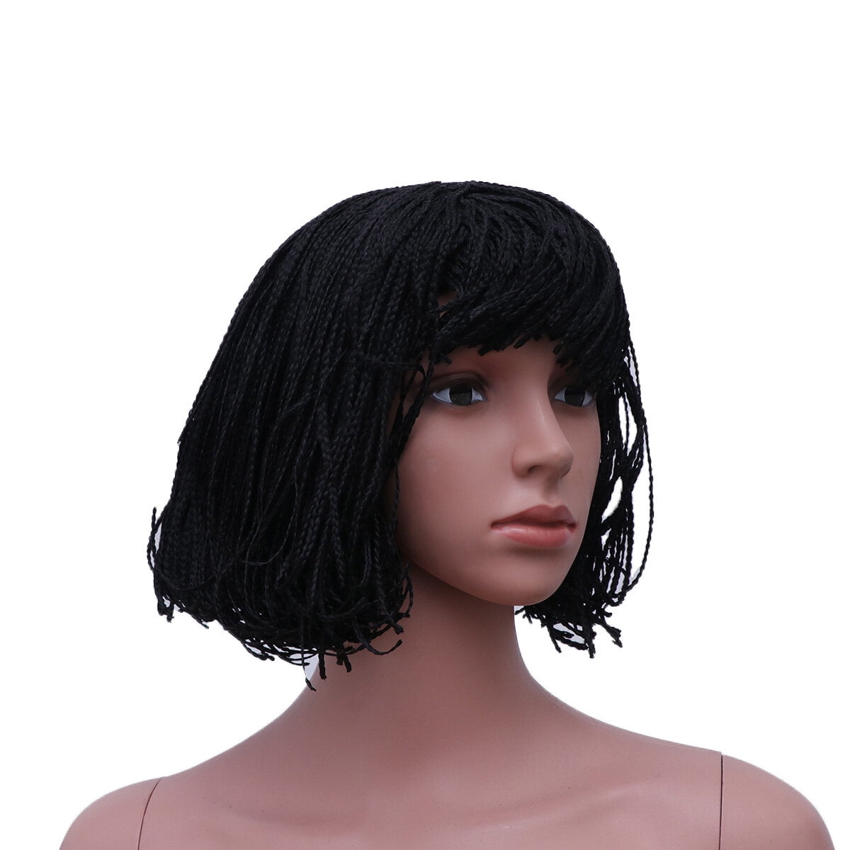 12 Inch Braid Braided Wig Three-braided Hair Wig Exotic Wig for Girls ...