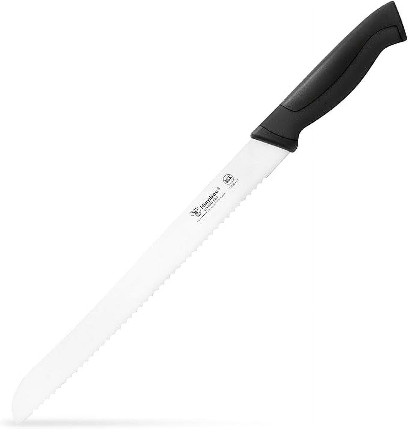 12-Inch Bread Knife with Width Wave Teeth, Black (Serrated) - Walmart.com