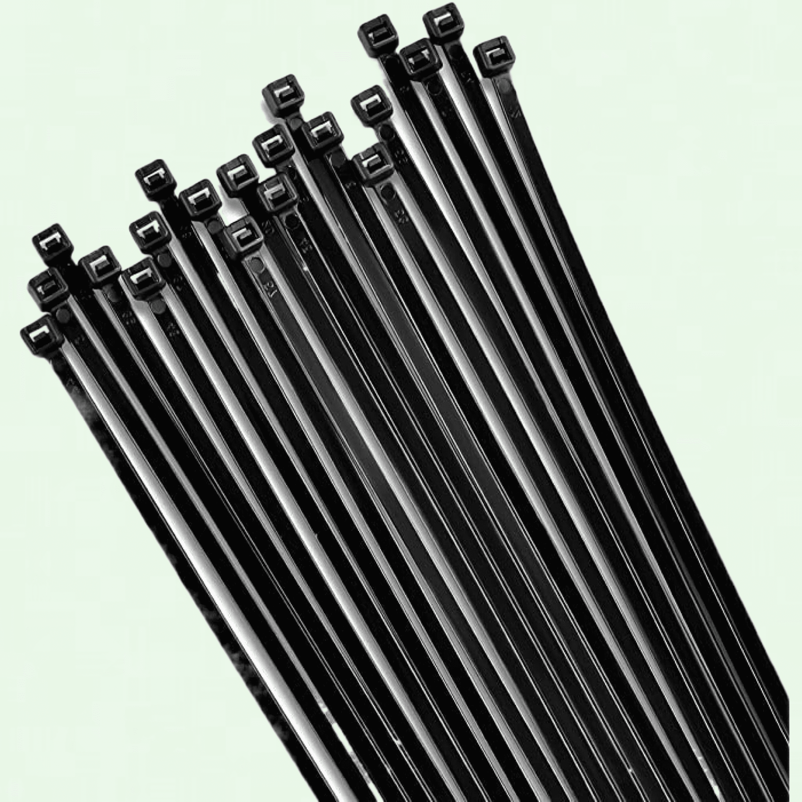 12 Inch Cable Zip Ties (100 Pack) - Heavy Duty, 120lb Tensile Strength ...