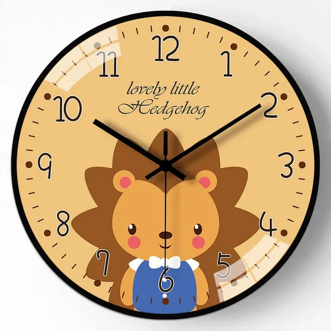 12 Inch Cartoon Wall Clock: Modern Design for Kids' Learning and ...