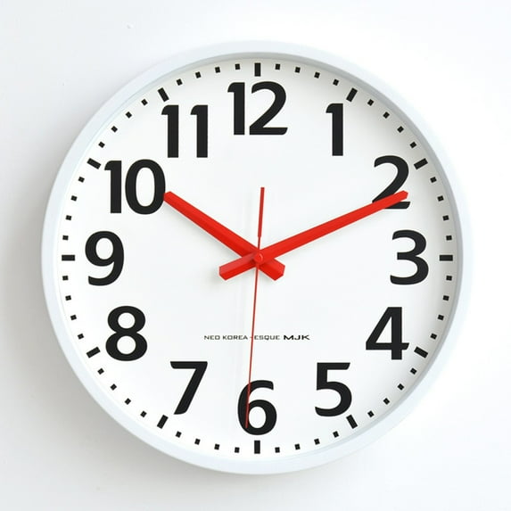 12 Inch Clock Quartz Clock Quiet Sweep Technology Sturdy Frame Accurate ...