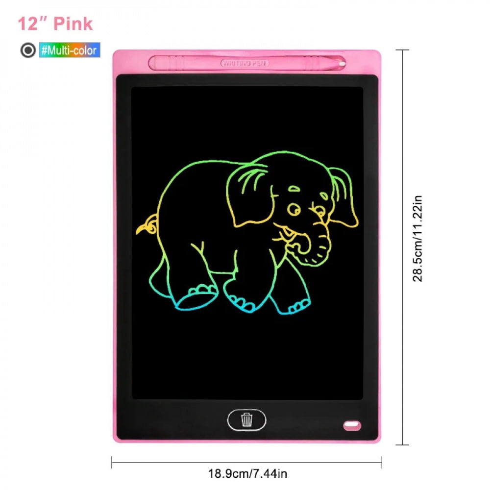 12 Inch Color LCD Screen Electronic Drawing Board For Kids Writing ...