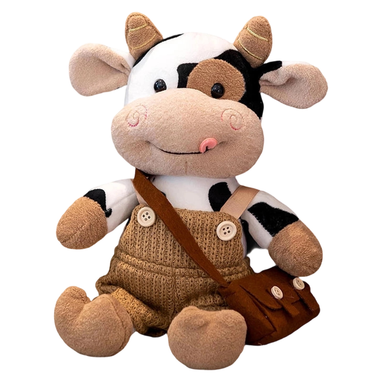 12 Inch Cow Stuffed Animal Soft Plush Toys, Kawaii Cow Plushies Toy for ...
