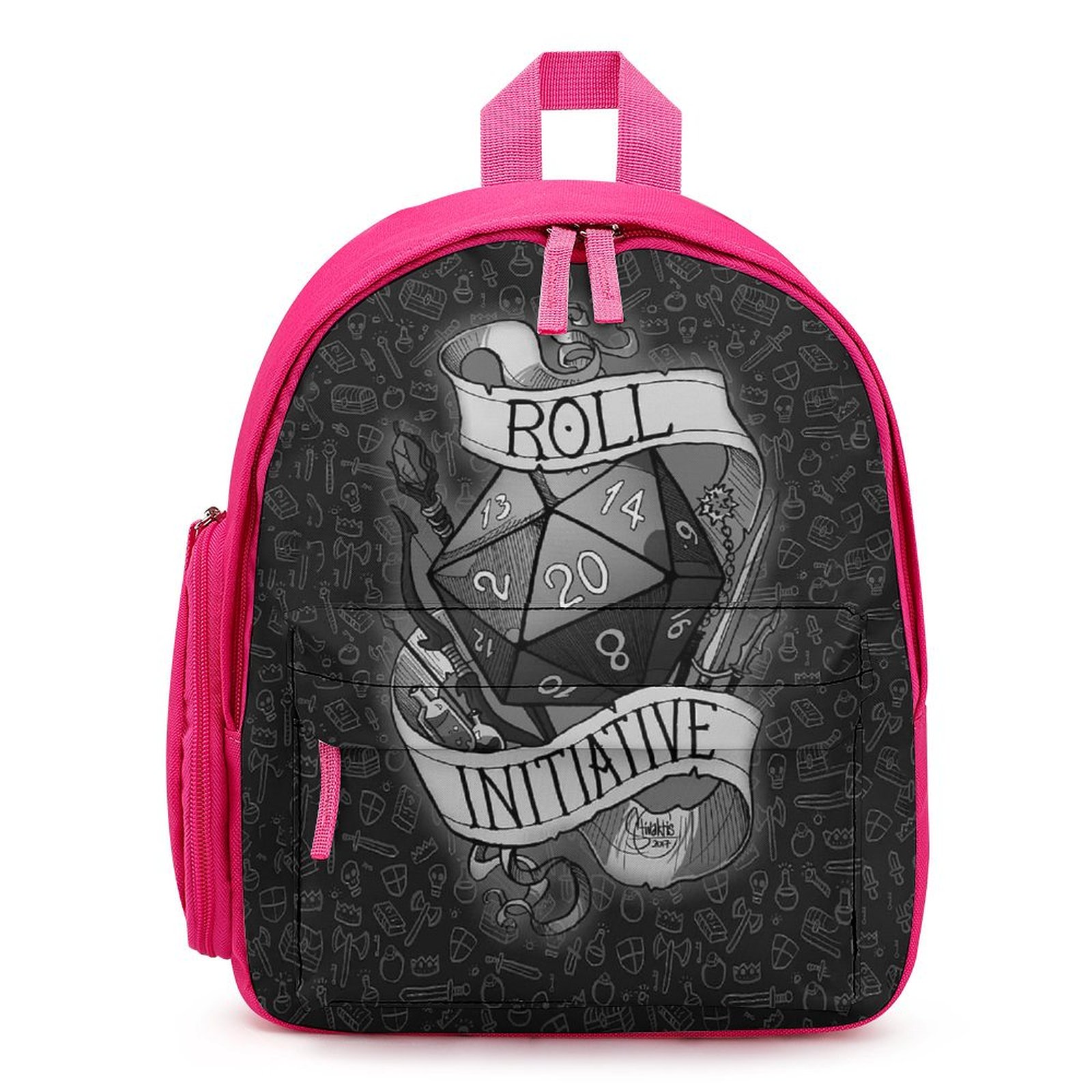 12 Inch DND Dungeons And Dragons Lightweight Backpac Cartoon Bookbag ...