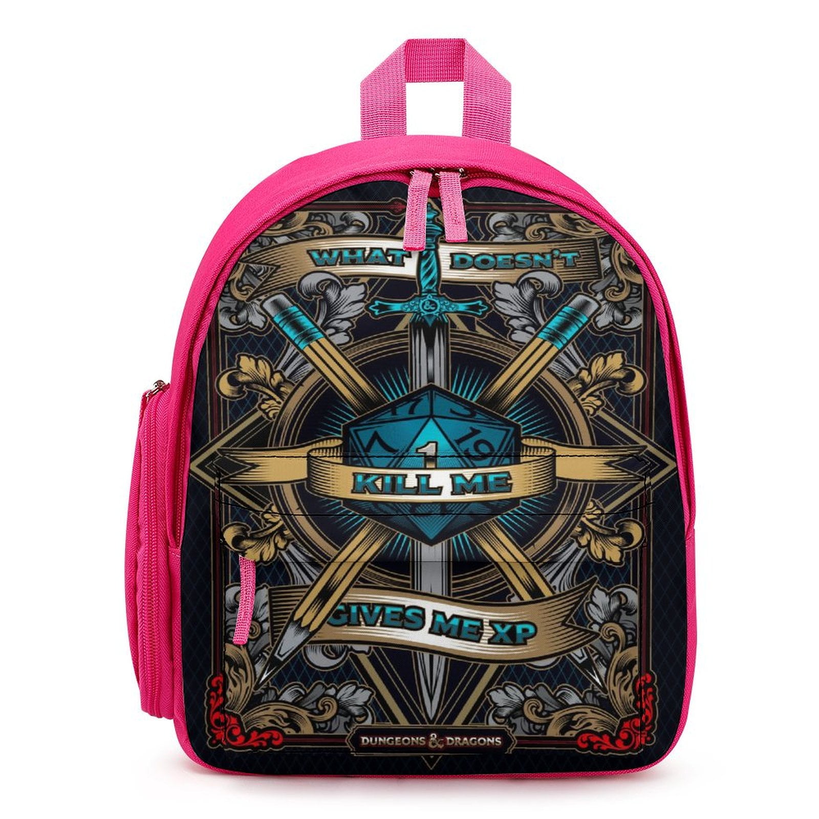 12 Inch DND Dungeons And Dragons Lightweight Backpac Cartoon Bookbag ...