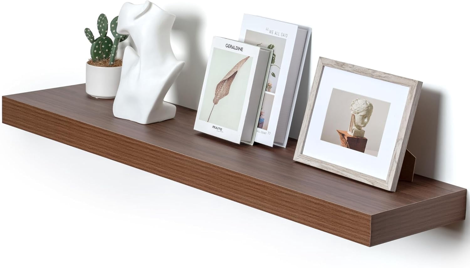12 Inch Deep Floating Shelves, 48W x 12D Rustic Large Floating Shelves ...