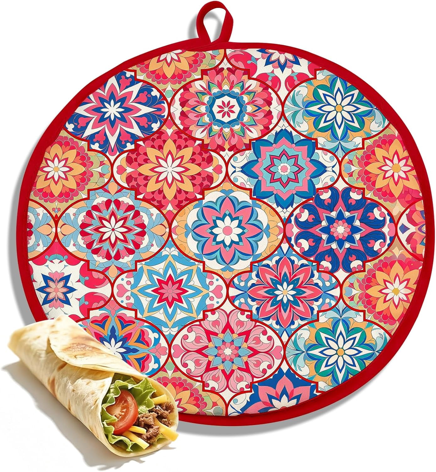 12 Inch Deer Tortilla Warmer Pouch, Microwavable Fabric Bag Keeps Food ...