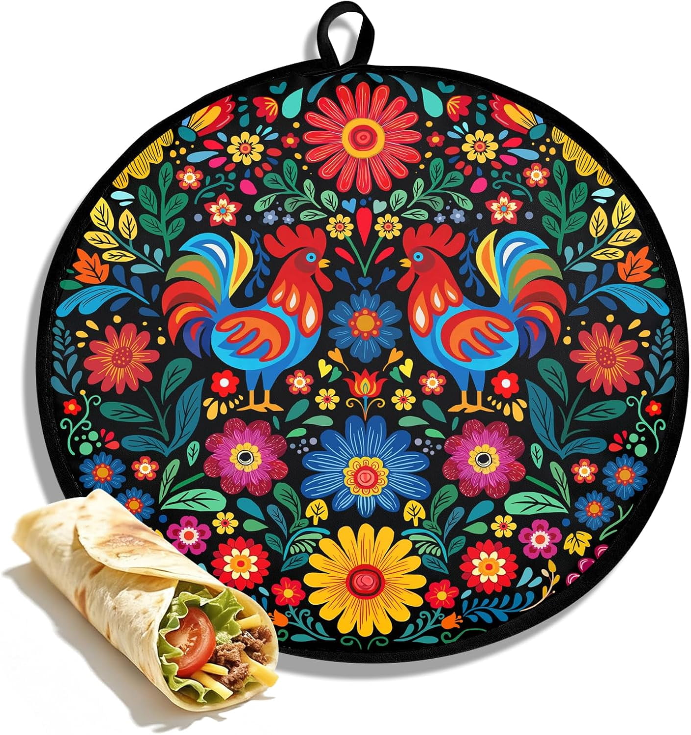 12 Inch Deer Tortilla Warmer Pouch, Microwavable Fabric Bag Keeps Food ...
