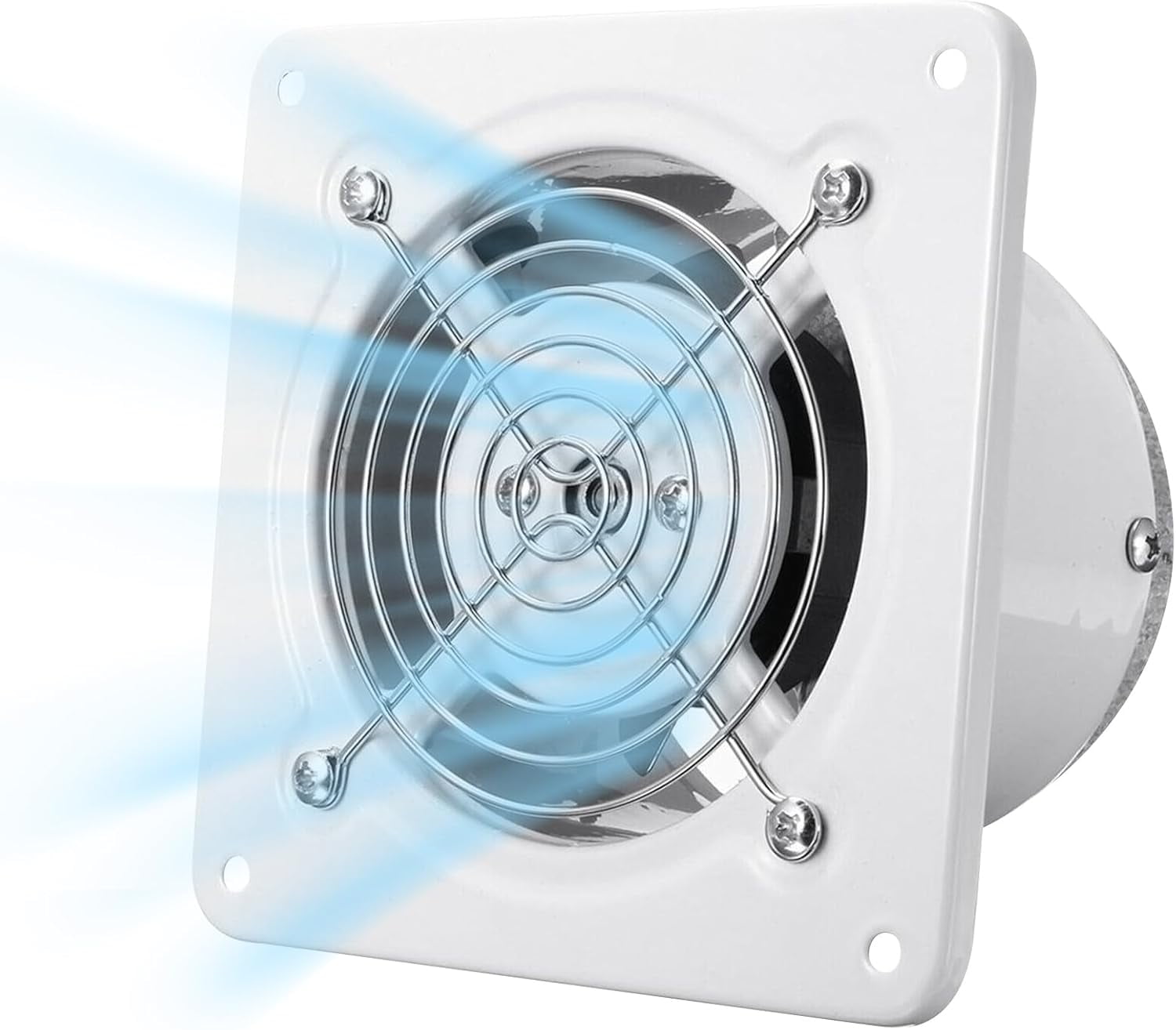 12 Inch Exhaust Fan, 1700CFM Stainless Steel Bathroom Exhaust Fan, Wall ...