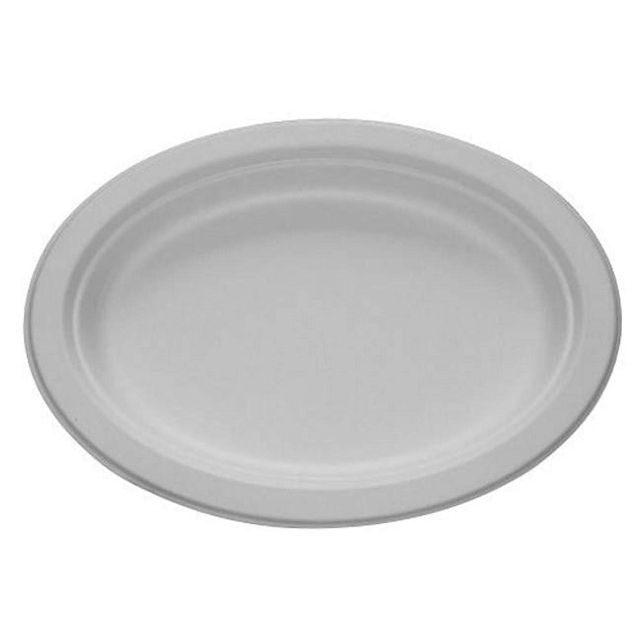 12-Inch Fiber Jumbo Oval Platter, 500-Count Case - Walmart.com