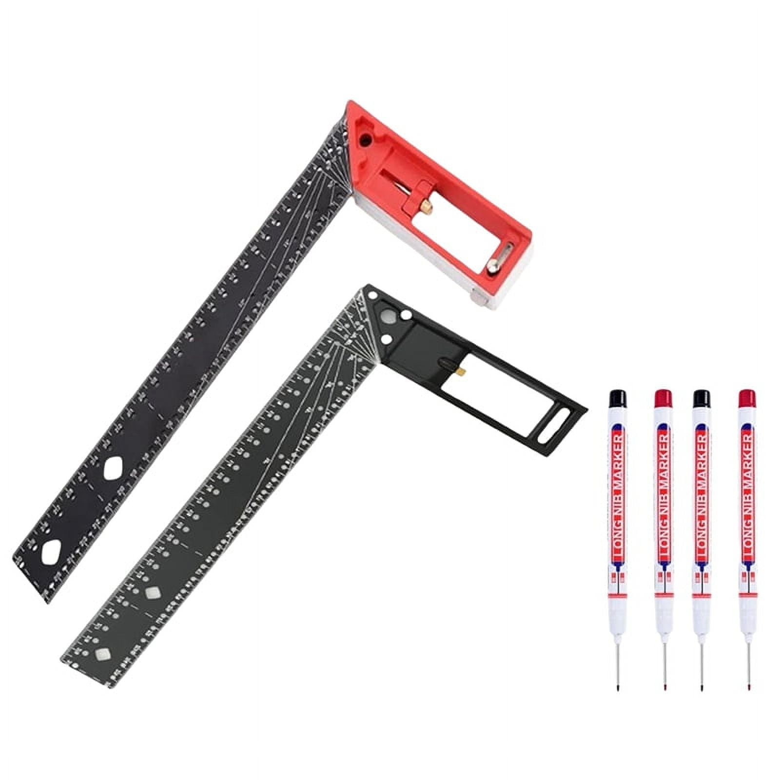 12 Inch Framing Square Carpenter Square, Woodworking Ruler, T Tool ...