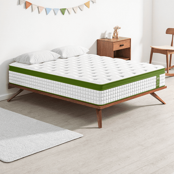 12 Inch Full Cooling Gel Memory Foam Hybrid Mattress with Individually ...