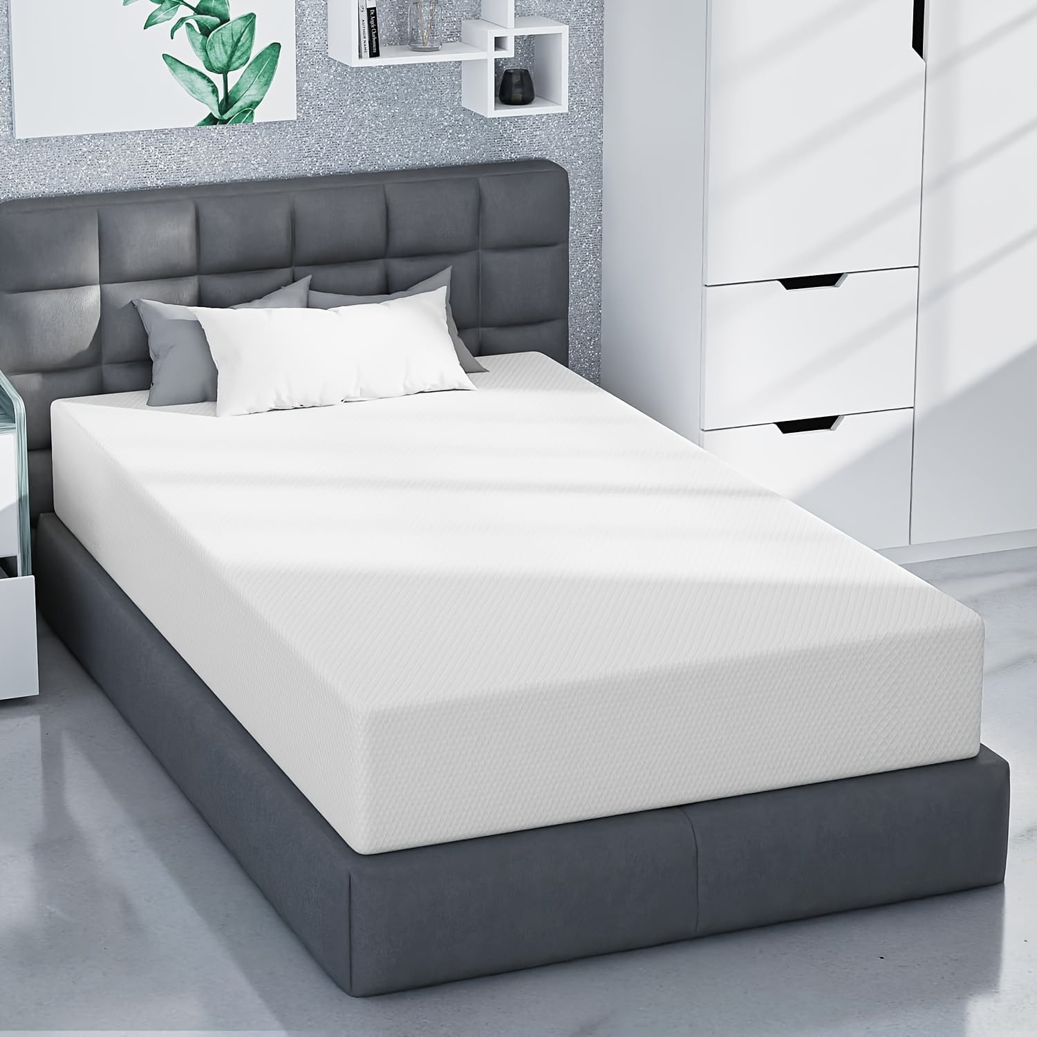 12 Inch Full Mattress, Memory Foam Mattress, Medium-Firm Mattress ...