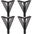 12 Inch Furniture Leg Gold Triangle Shaped Hairpin Table Feet 4pcs ...