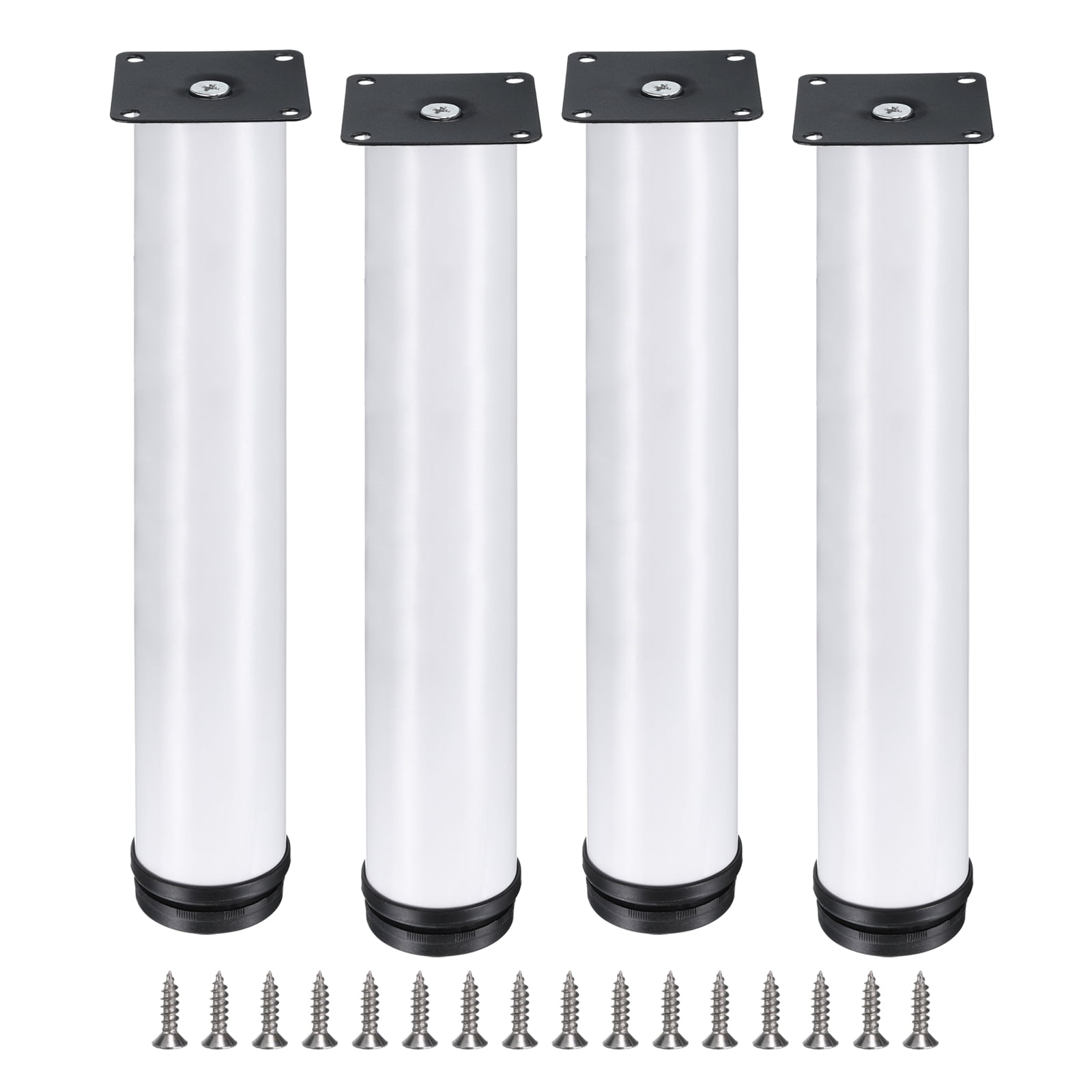 12 Inch Furniture Legs, Adjustable Round Cabinet Legs, Replacement ...