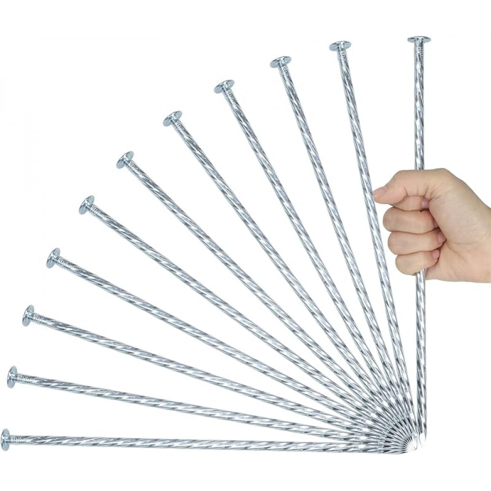 12 Inch Galvanized Landscape Stakes Metal Landscape Edging Anchoring ...