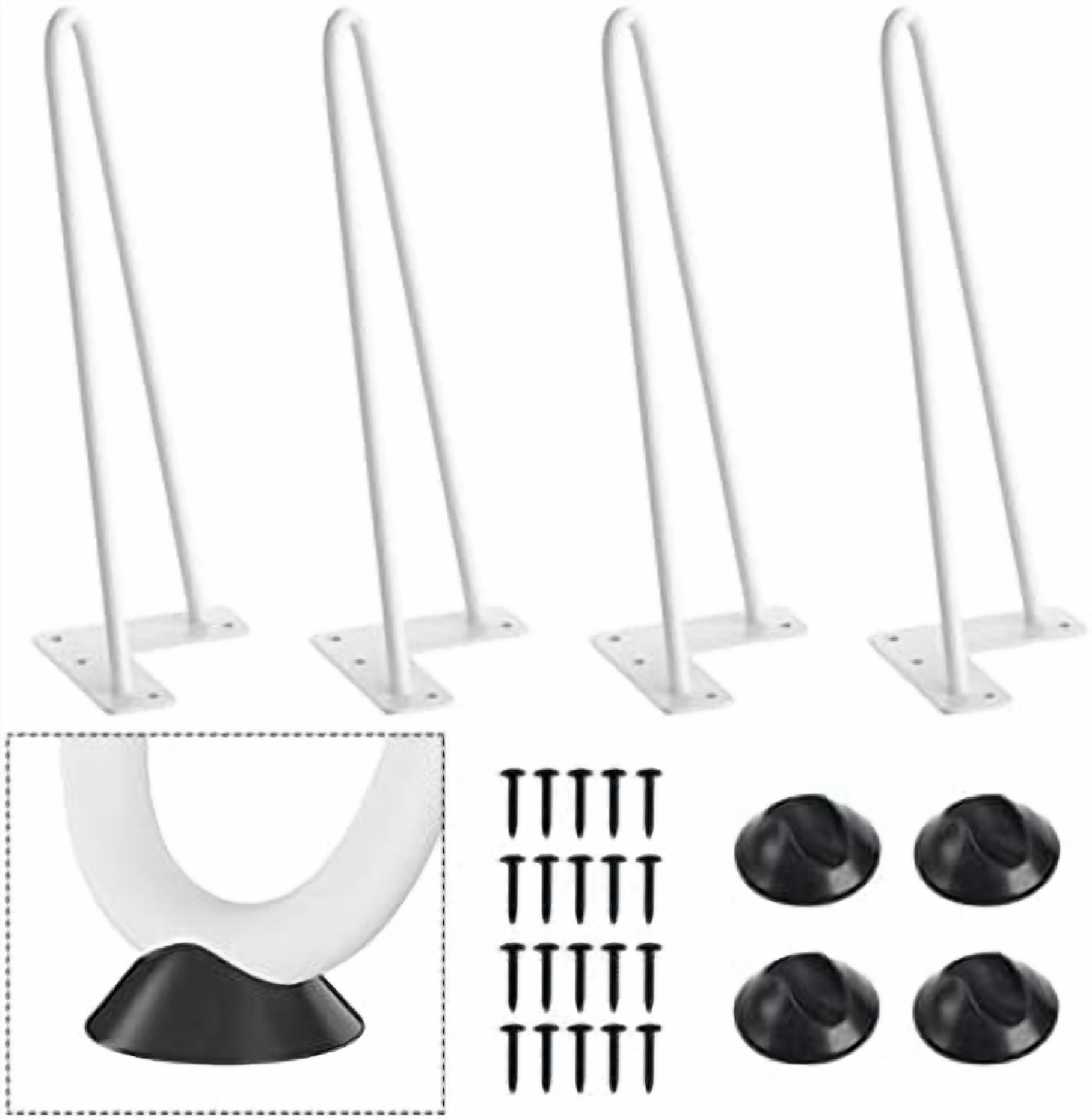 12 Inch Heavy Duty Hairpin Furniture Legs, Metal Home DIY Projects for ...