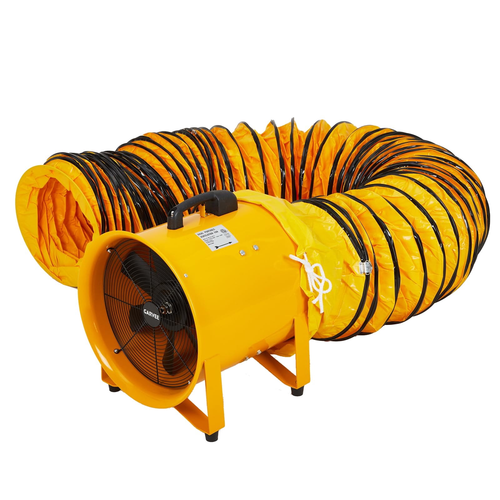 12 Inch Heavy Duty Utility Blower Fan, 35 CFM High Velocity Portable ...