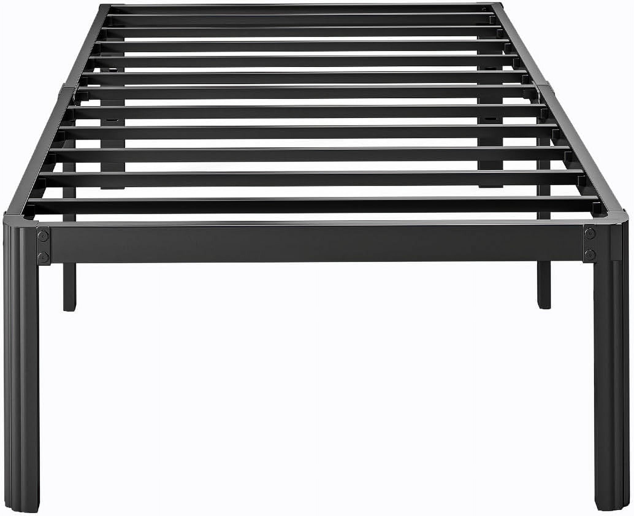 12 Inch High Full Size Bed Frame No Box Spring Needed, Platform Metal ...