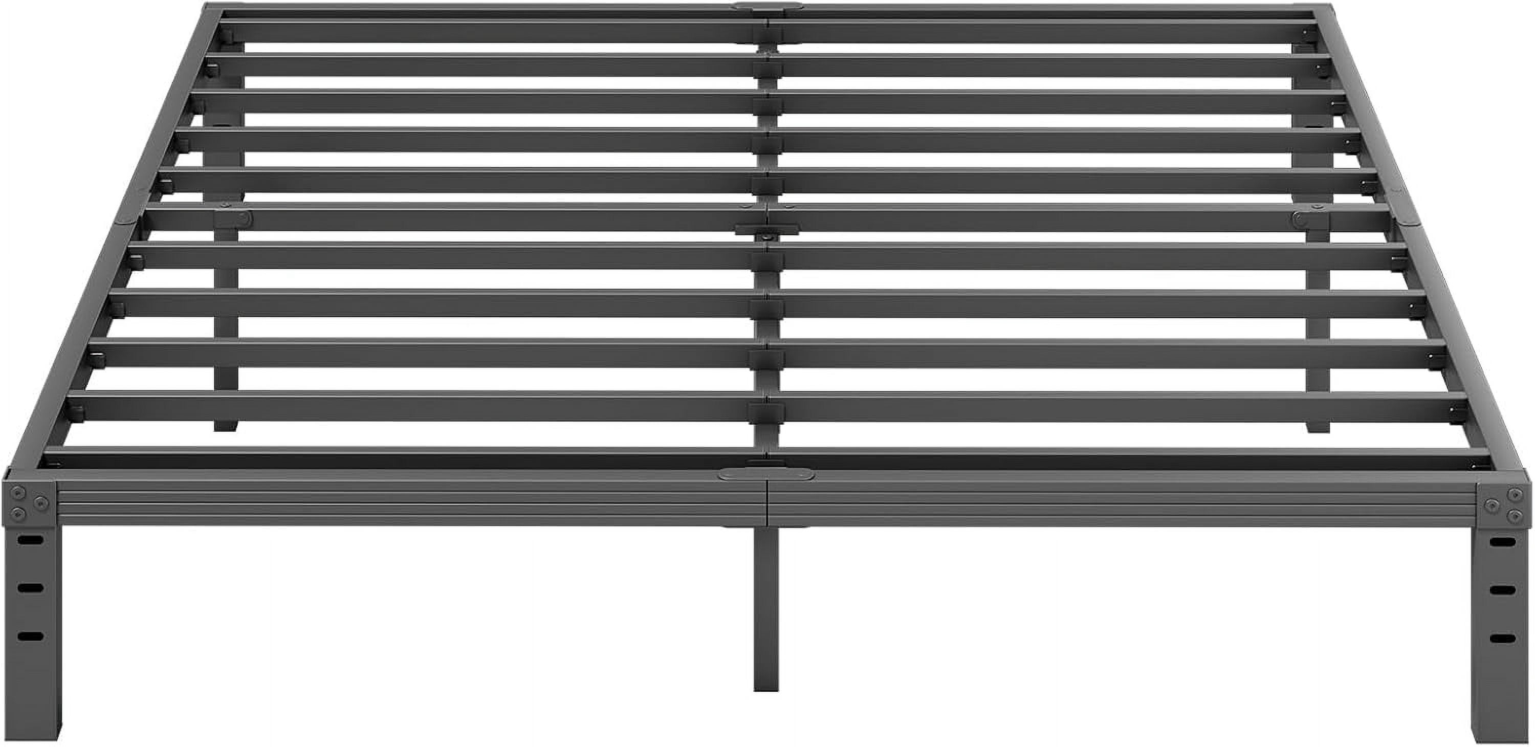12 Inch High King Size Bed Frame Platform, Metal King Bed Frame No Box ...