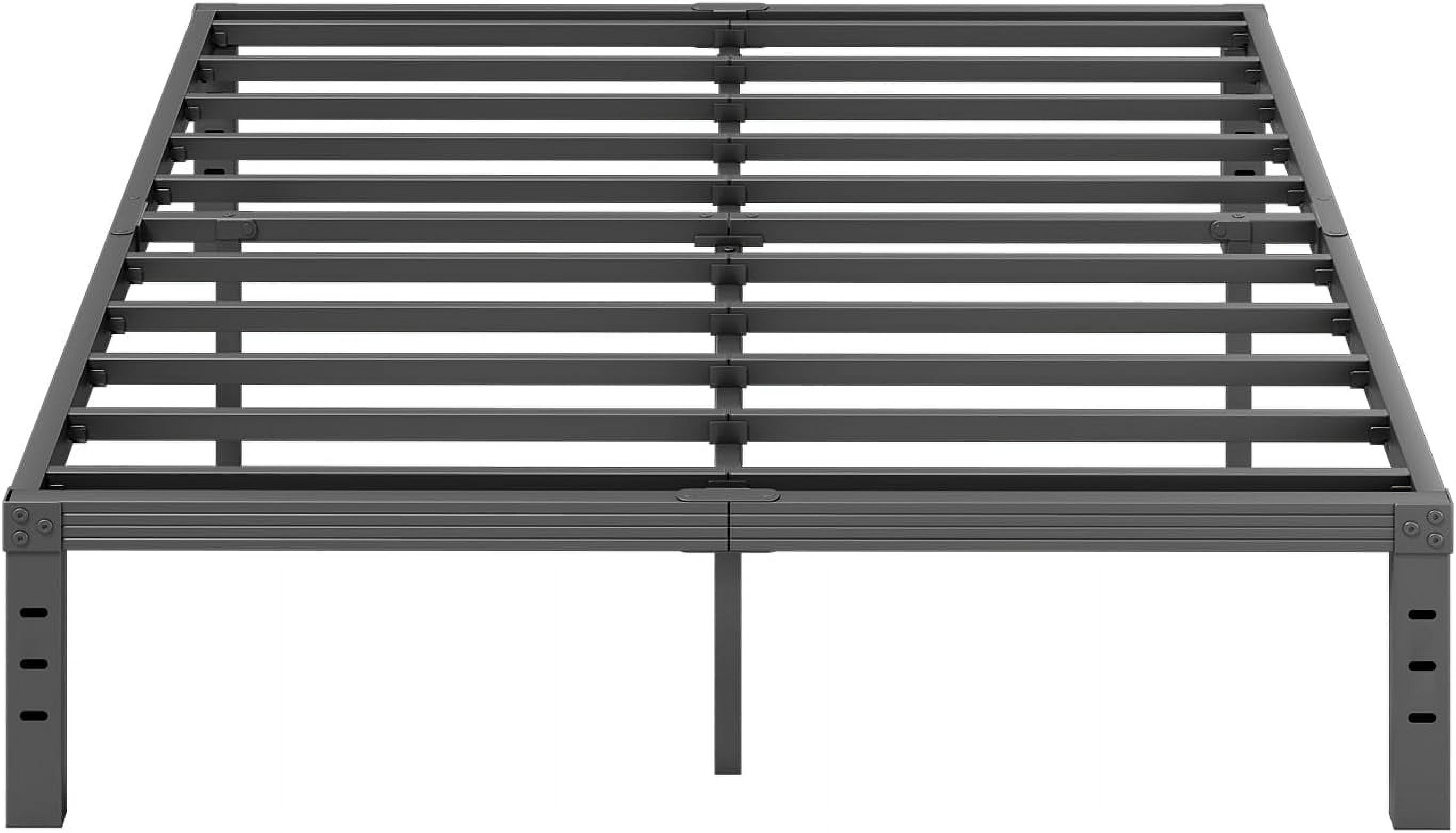 12 Inch High King Size Bed Frame Platform, Metal King Bed Frame No Box ...