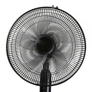 "Lasko 20"" Wind Machine Pivoting Floor Fan, 3 Speeds, Gray, A20301 ...