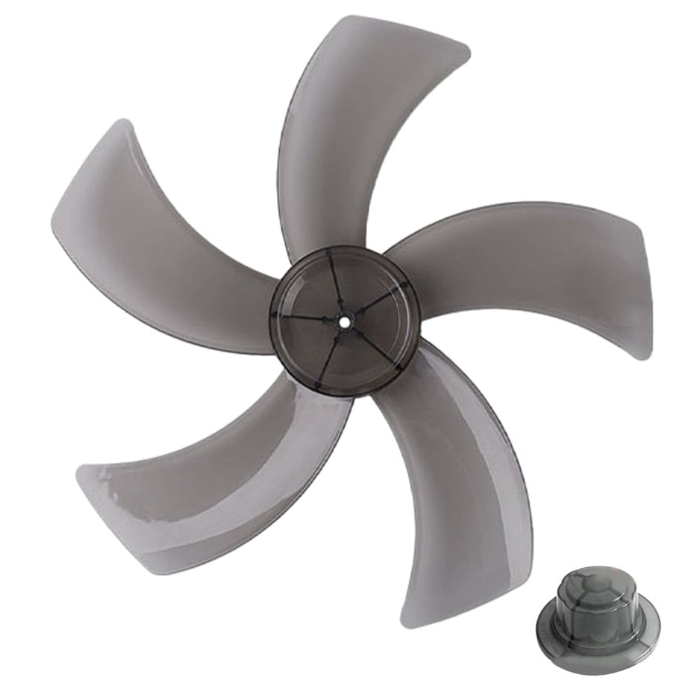 12 Inch Household Plastic Fan Blade Five Leaves With Nut Cover For ...
