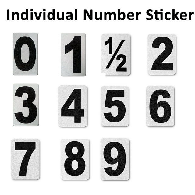 12 Inch Individual Number for Mailbox, House, Office, Apartment, Easy ...