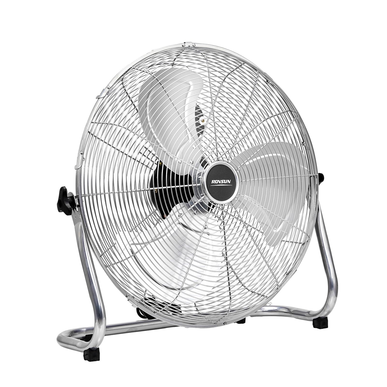 12-Inch Industrial Box Fan, High-Power Metal Floor Fan for Residential ...