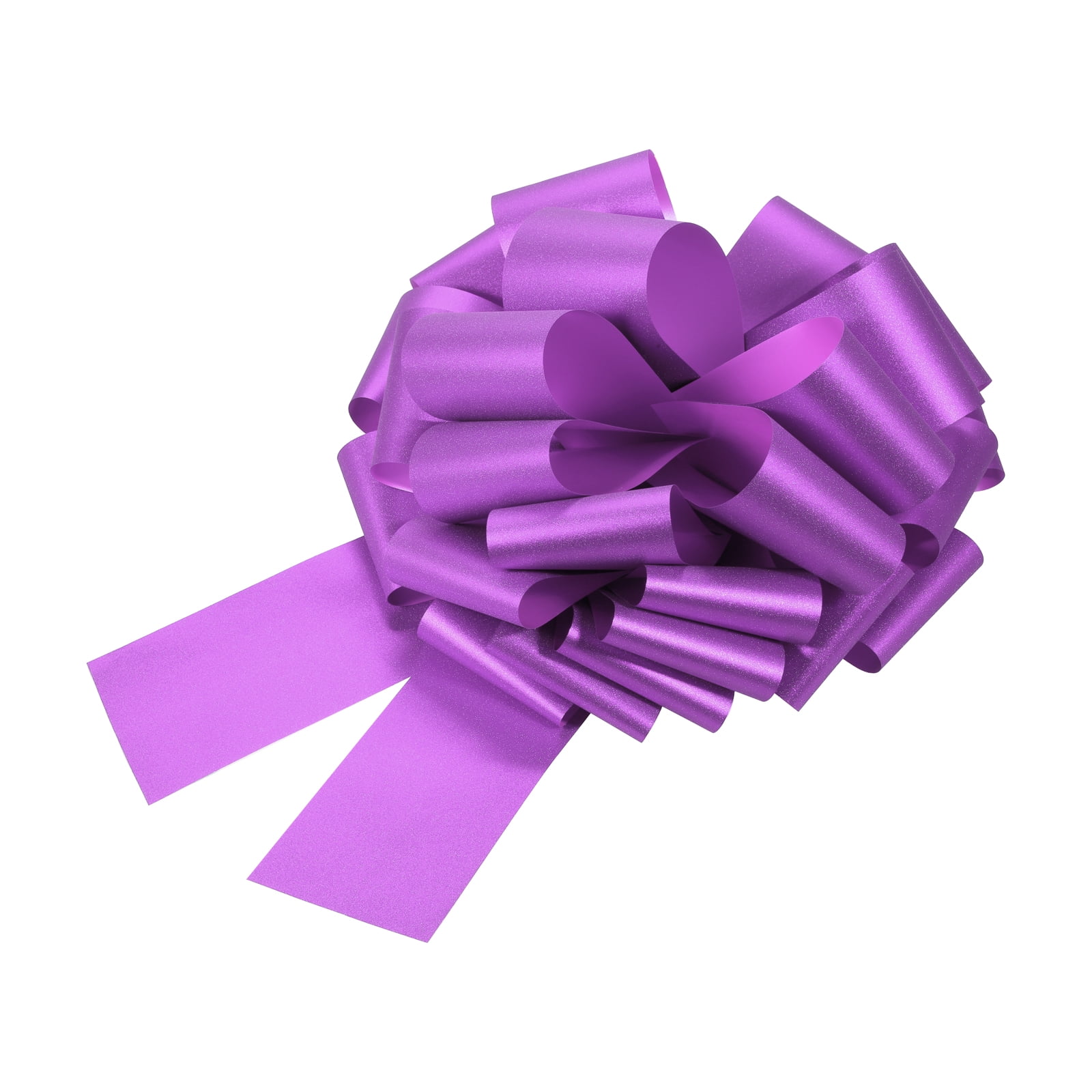 12 Inch Large Pull Bow Glitter Gift Wrapping Big Pull Bows Ribbon Deep ...