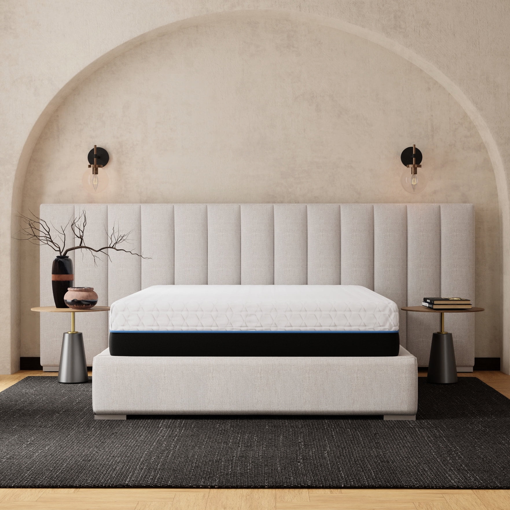 12-Inch - Marble Gel Memory Comfort - King Bed - Body Contouring ...