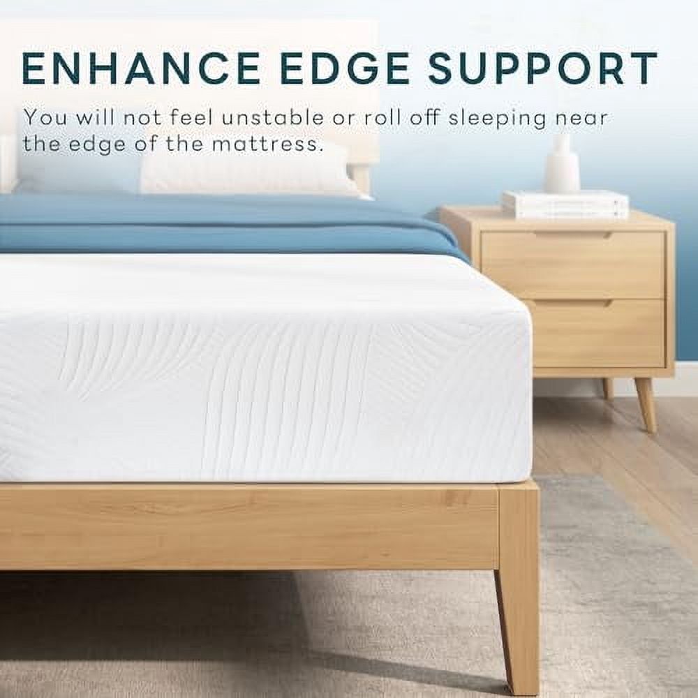 12 Inch Memory Foam Mattress Full Size with Green Tea Cooling Gel ...
